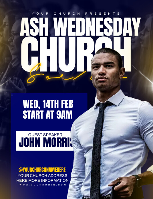 Ash Wednesday Template | PosterMyWall