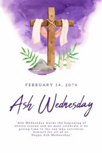 Ash Wednesday Template | PosterMyWall