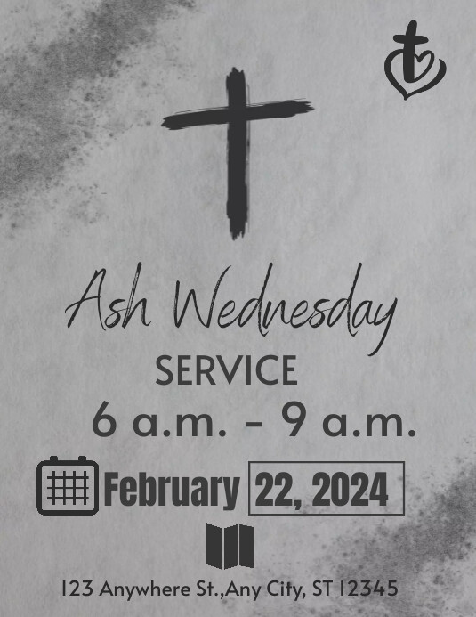 Ash wednesday Template | PosterMyWall