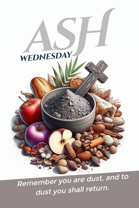 Ash Wednesday Template | PosterMyWall