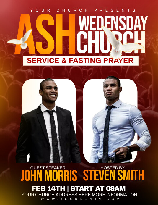 Ash Wednesday Template | PosterMyWall