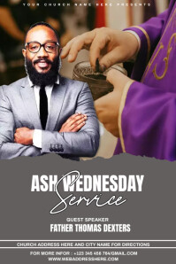 Ash Wednesday Poster Template | PosterMyWall