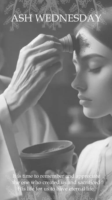 Ash Wednesday Template | PosterMyWall