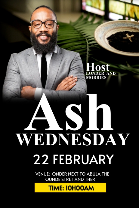 ash wednesday Template | PosterMyWall