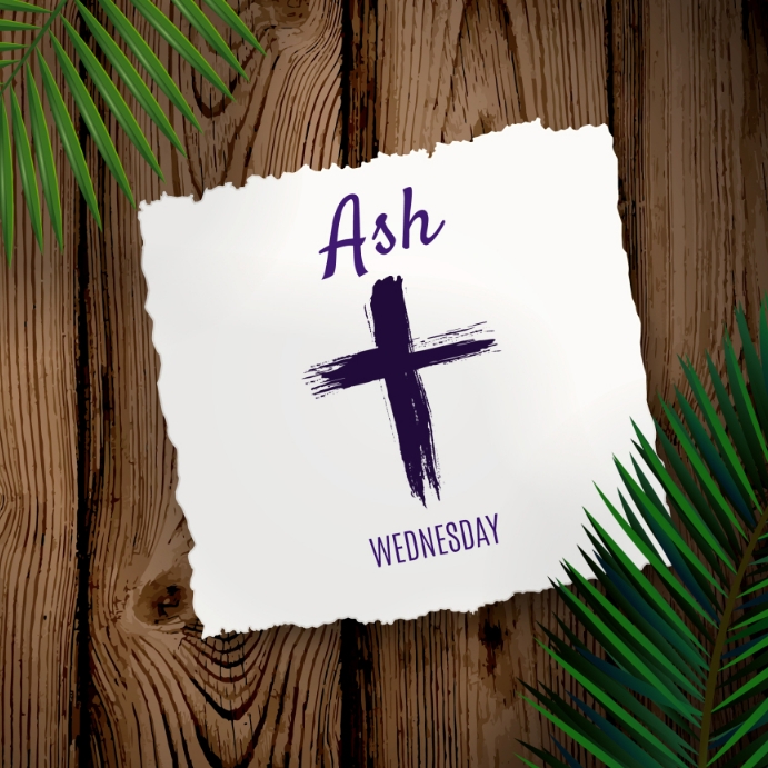 Copy of Ash Wednesday Flyer design template | PosterMyWall
