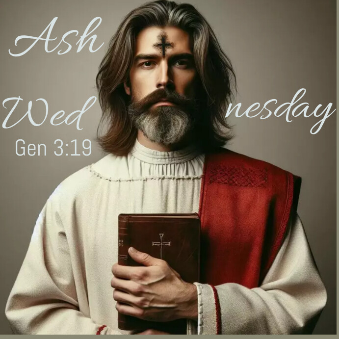 Ash Wednesday flyer Template | PosterMyWall