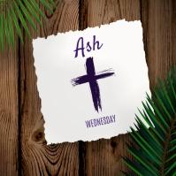 Ash Wednesday Flyer design template | PosterMyWall