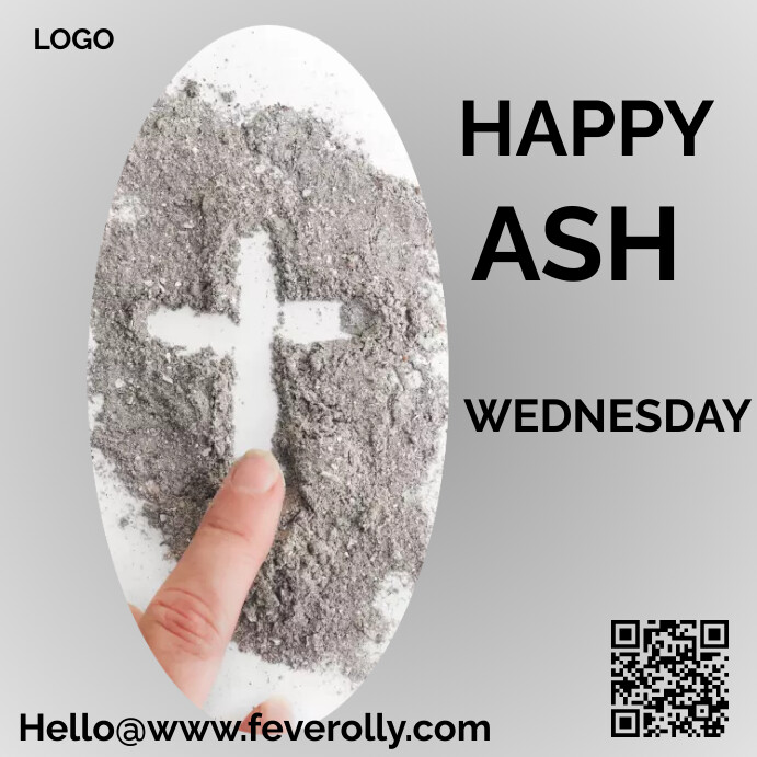 Plantilla de Ash Wednesday flyer template | PosterMyWall