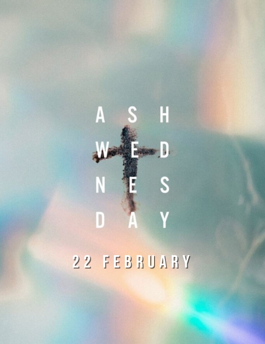 Poster Rabu Abu Templat | PosterMyWall