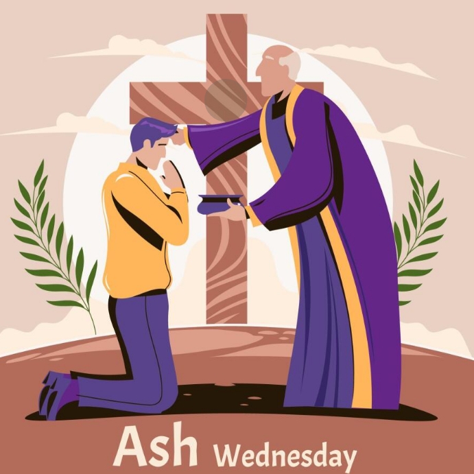 Copy of Ash Wednesday poster design template | PosterMyWall