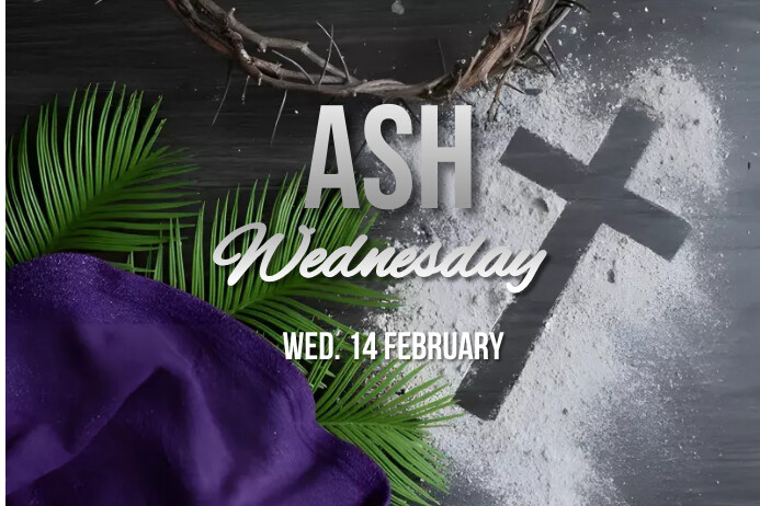 Ash Wednesday template | PosterMyWall