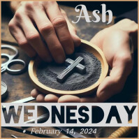 aSH wEDNESDAY flyer Template | PosterMyWall
