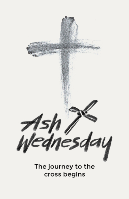 Copy of ASH WEDNESDAY TEMPLATE | PosterMyWall