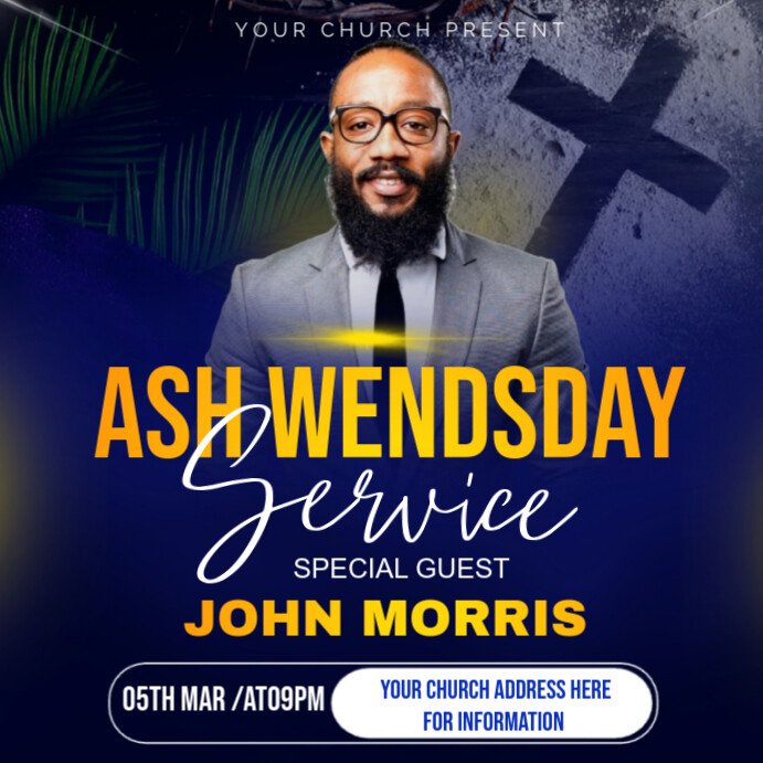 Copy of Ash Wendsday | PosterMyWall