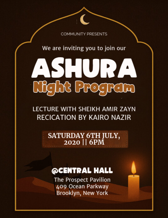 Ashura Flyer Template | PosterMyWall