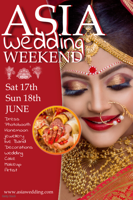 asia wedding1 Template | PosterMyWall