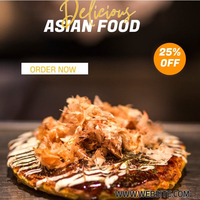 Asian Food Template | PosterMyWall