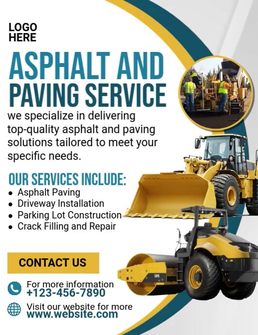 Asphalt & Paving Services Template | PosterMyWall