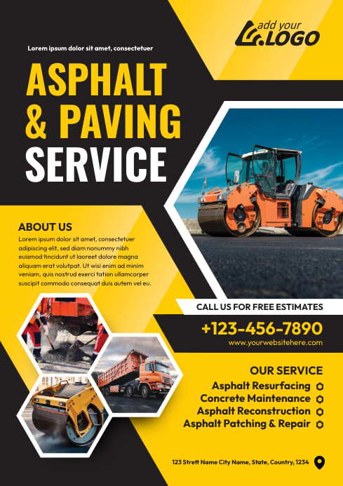 Copy of Asphalt Experts | PosterMyWall