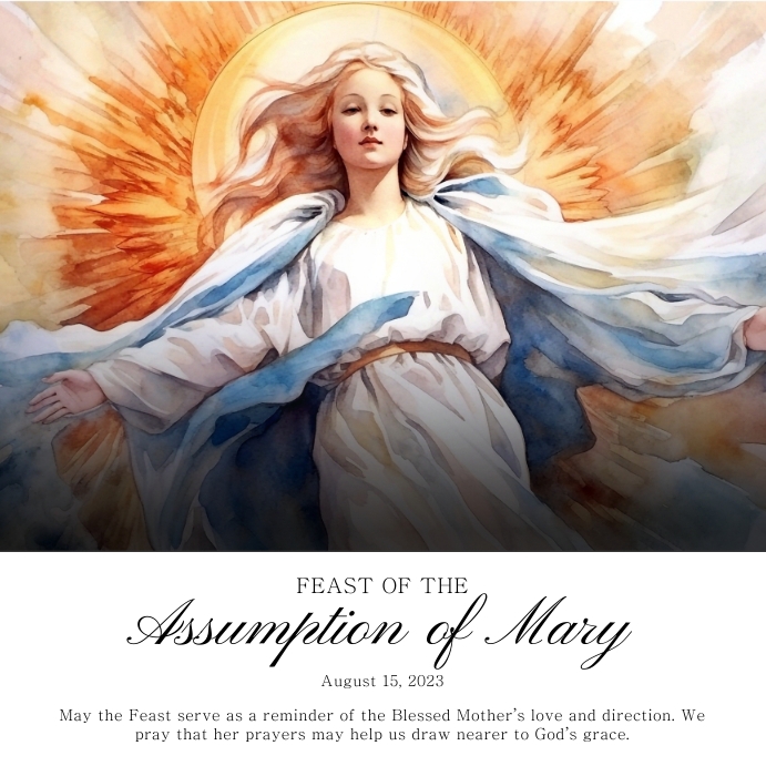Copy of Assumption of Mary | PosterMyWall