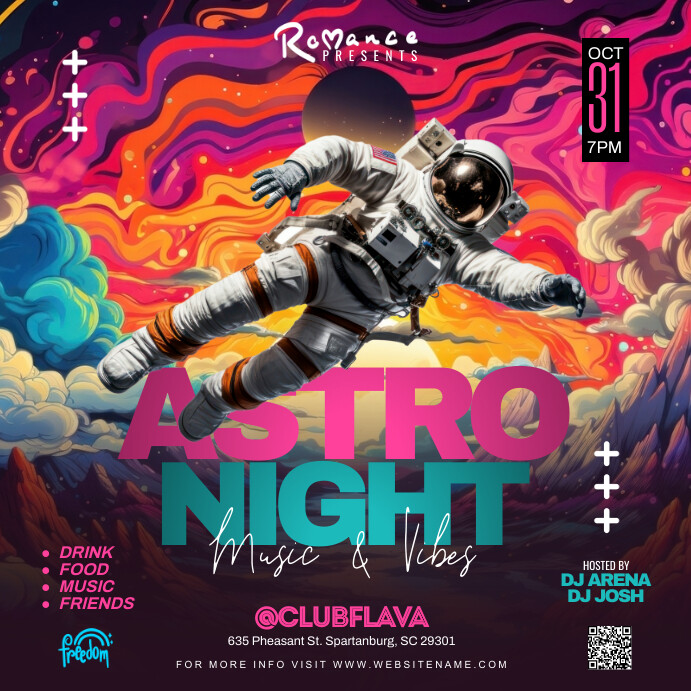 astro night Template | PosterMyWall