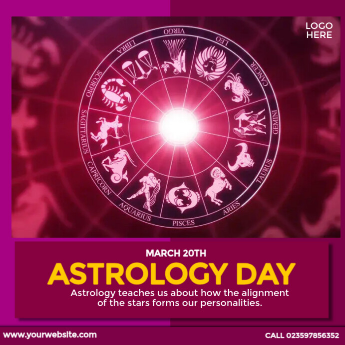 Astrology Day Template | PosterMyWall