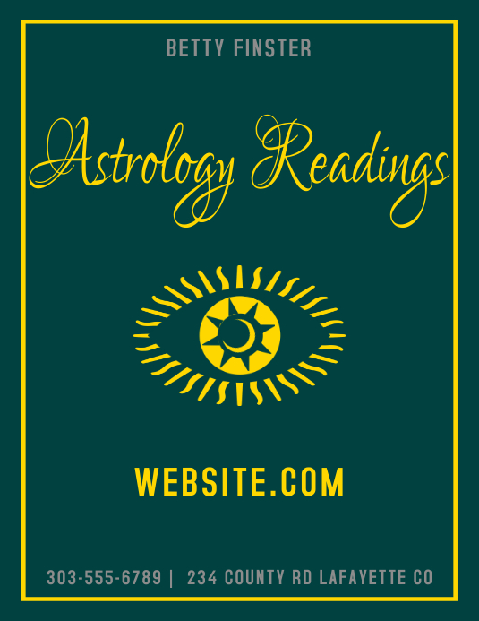 Astrology Template | PosterMyWall