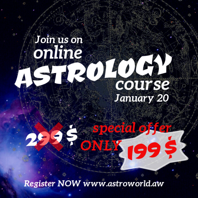 Astrology_course Template | PosterMyWall