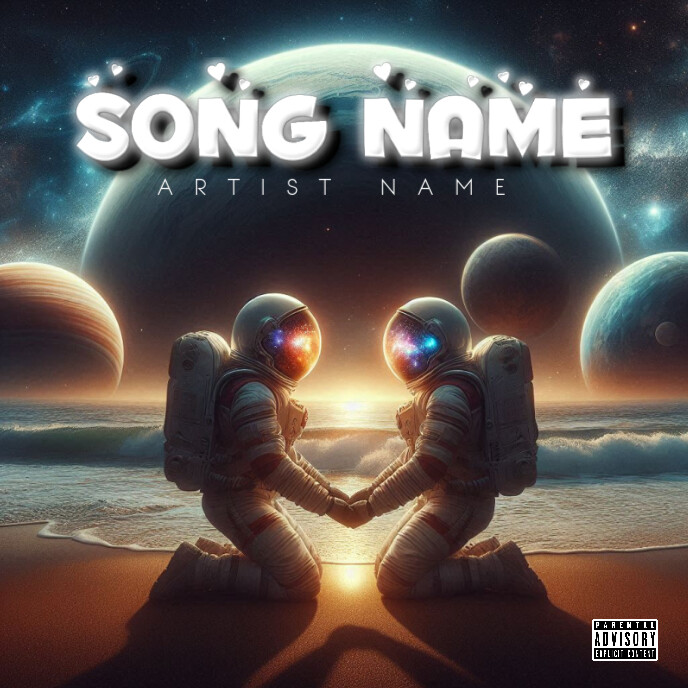 Astronaut album cover Template | PosterMyWall