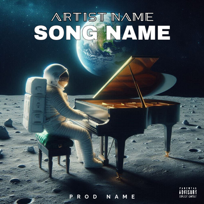Astronaut album cover Template | PosterMyWall