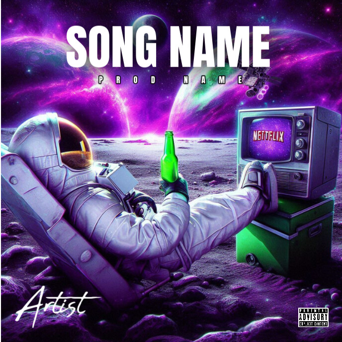 Astronaut album cover Template | PosterMyWall