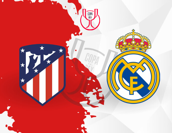 Athletic Madrid vs Real Madrid flyer Template | PosterMyWall