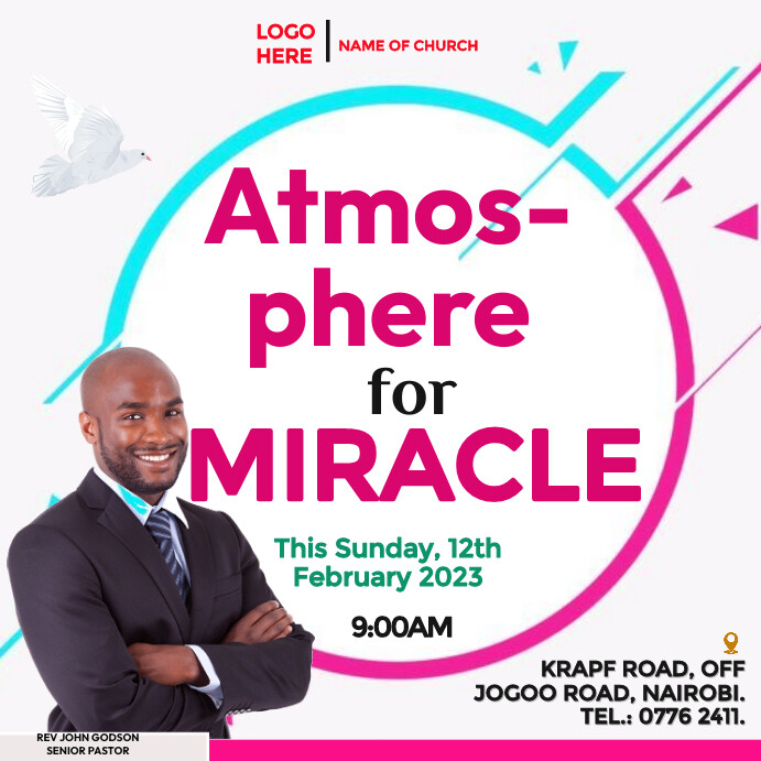 atmosphere for miracle sunday Template | PosterMyWall