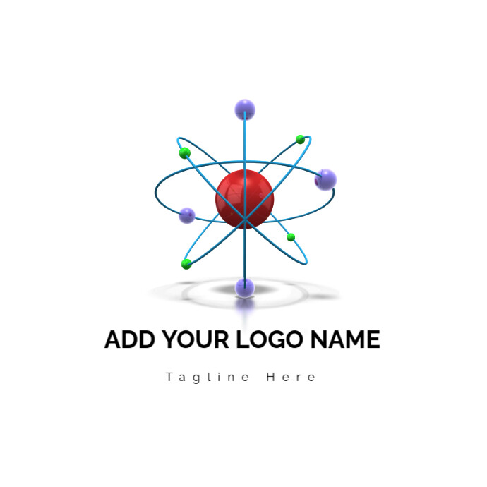 Atomic Theory Periodic Table Atoms In Molecules Chemistry Logo Template ...