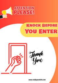 Attention poster Template | PosterMyWall