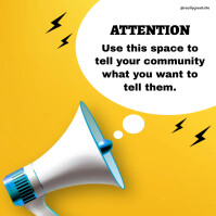 Attention Template | PosterMyWall