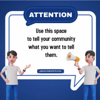 Attention Template | PosterMyWall