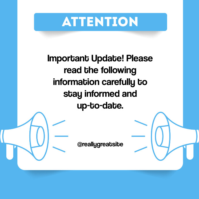 Plantilla de Attention Flyer | PosterMyWall