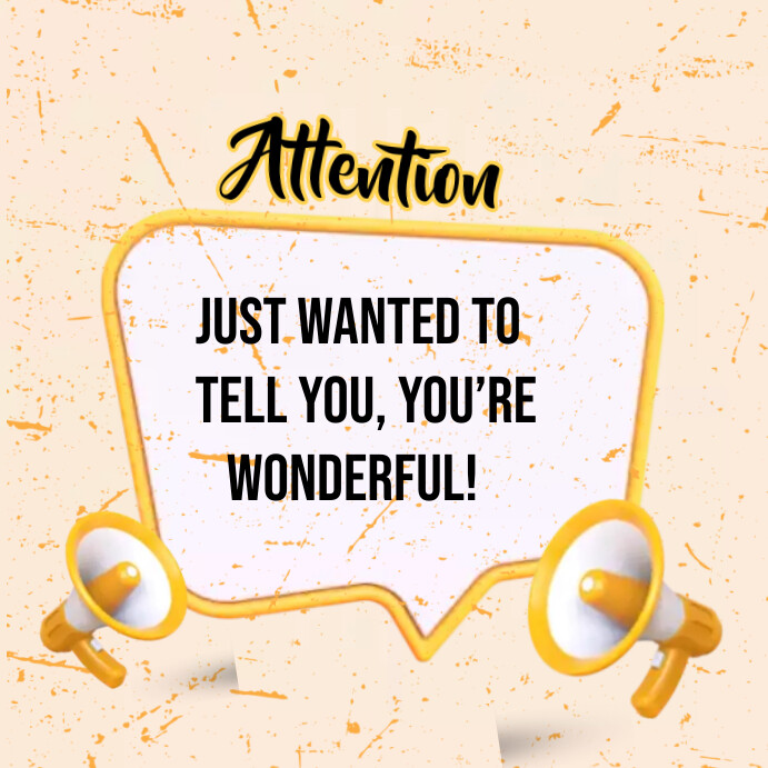 attention instagram post Template | PosterMyWall