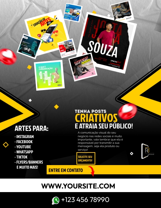 attract your audience Template | PosterMyWall