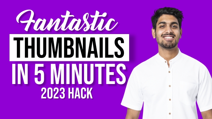 Attractive YouTube Thumbnails in 5 minutes (1 Template | PosterMyWall