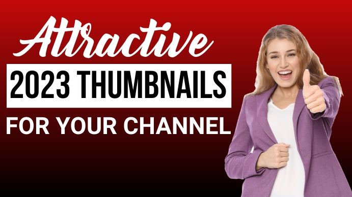 Attractive Youtube Thumbnails In 5 Minutes Template | PosterMyWall