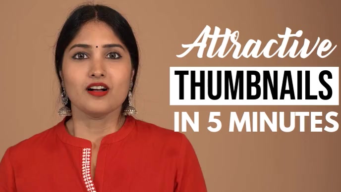 Attractive Youtube Thumbnails In 5 Minutes Template | PosterMyWall