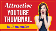 Attractive Catchy YouTube thumbnails Template | PosterMyWall