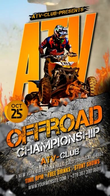 atv offroad championshi Template | PosterMyWall