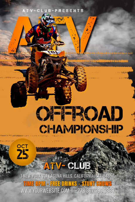 atv offroad championship Templat | PosterMyWall