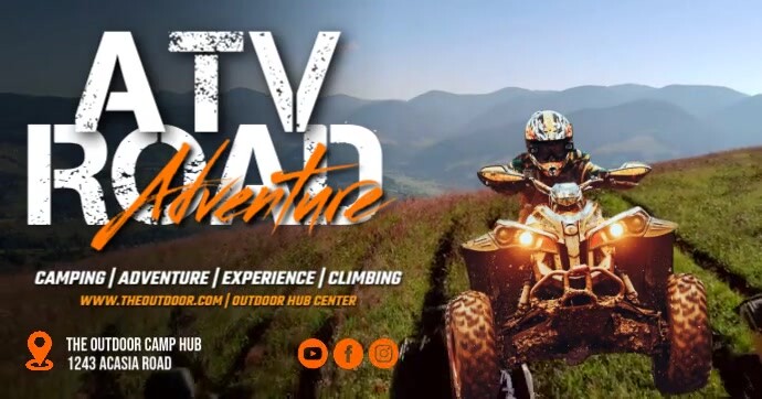 Plantilla de Atv Road Adventure | PosterMyWall