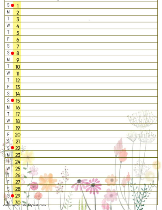 August 2024 daily notes journal Template | PosterMyWall