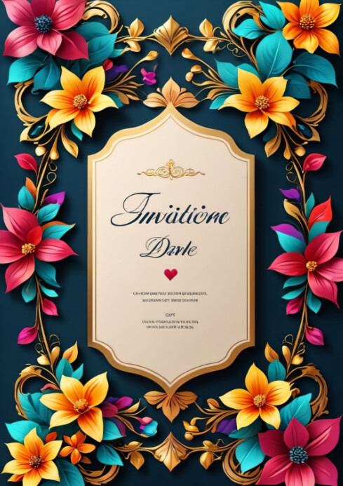 August Celebration Invitation Card Template | PosterMyWall