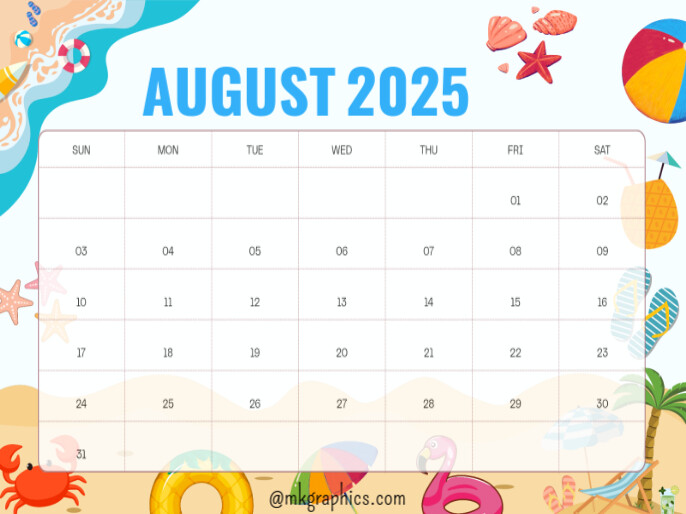 August Template | PosterMyWall
